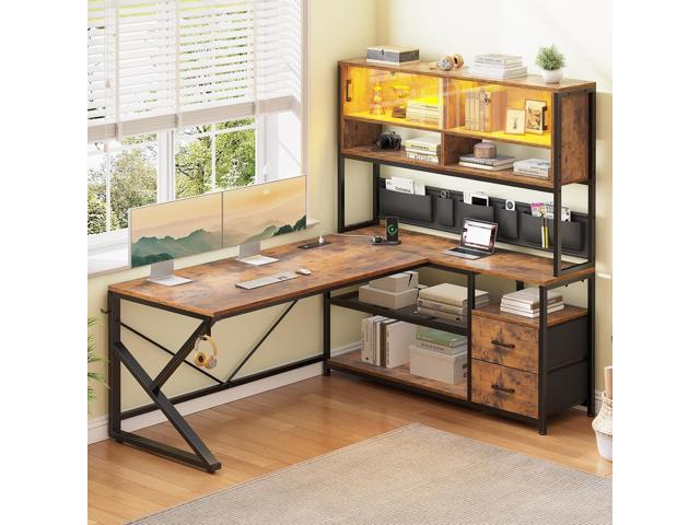 Click here for SEDETA L Shaped Computer Desk  Home Office Desk wi... prices