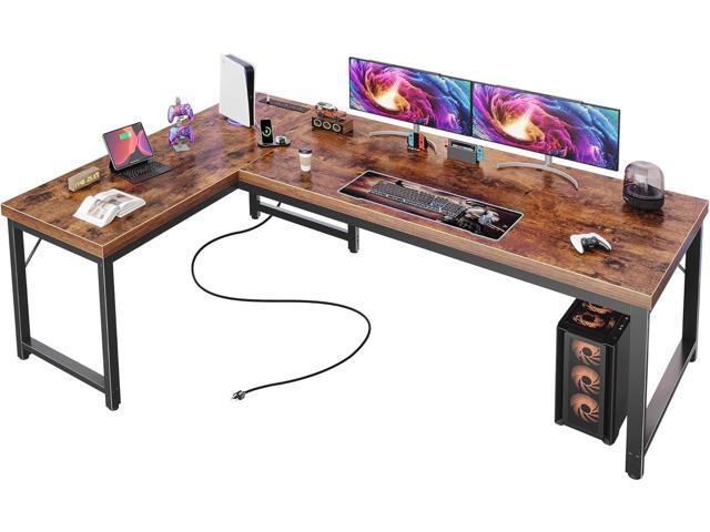 Click here for Huuger 63 Inch L Shaped Desk with Power Outlets an... prices