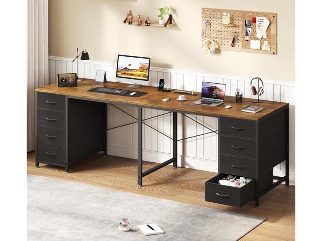 Click here for TVU 2 Person Desk with 8 Drawers  Large Home Offic... prices