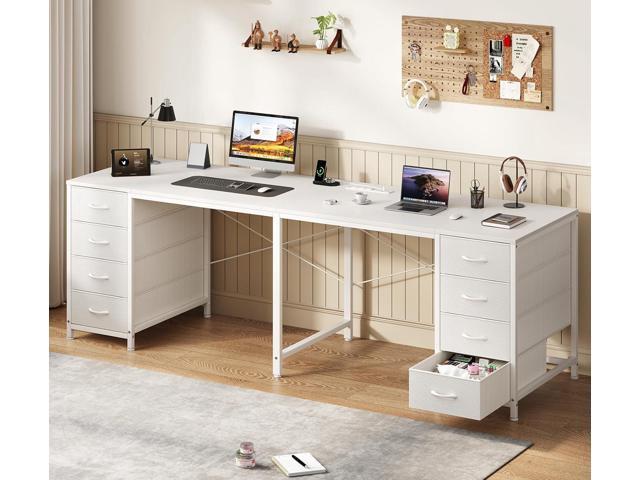 Click here for TVU 2 Person Desk with 8 Drawers  Large Home Offic... prices