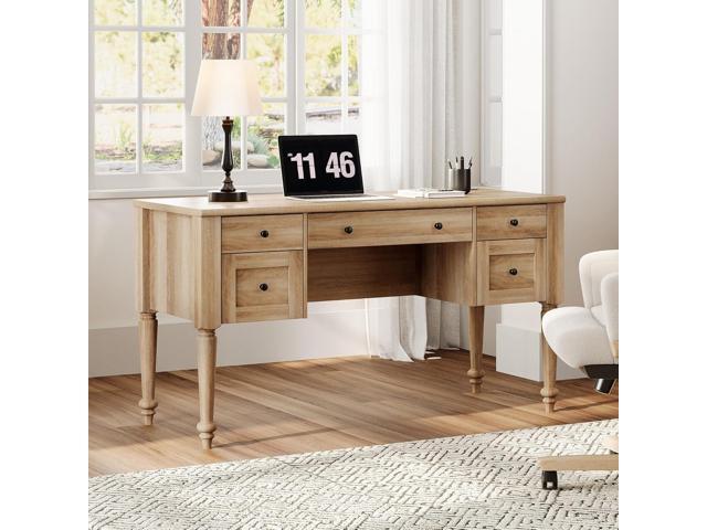 Click here for WAMAPT Farmhouse Executive Desk with 5 Drawers  Ho... prices