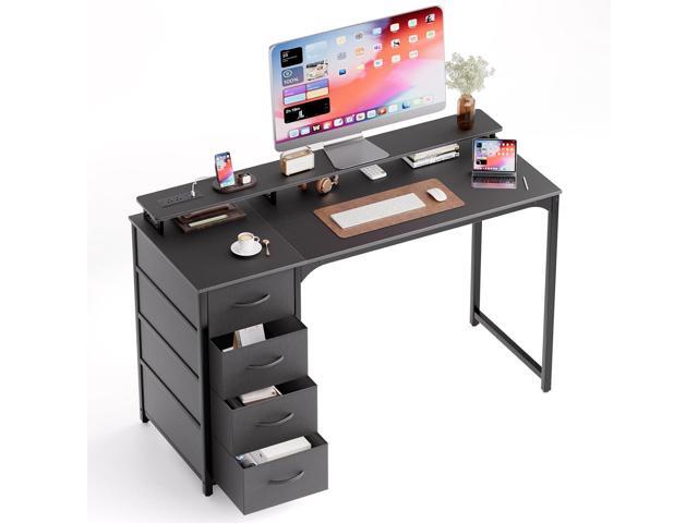 Click here for 47-inch Computer Desk with 4 Drawers  LED Light an... prices