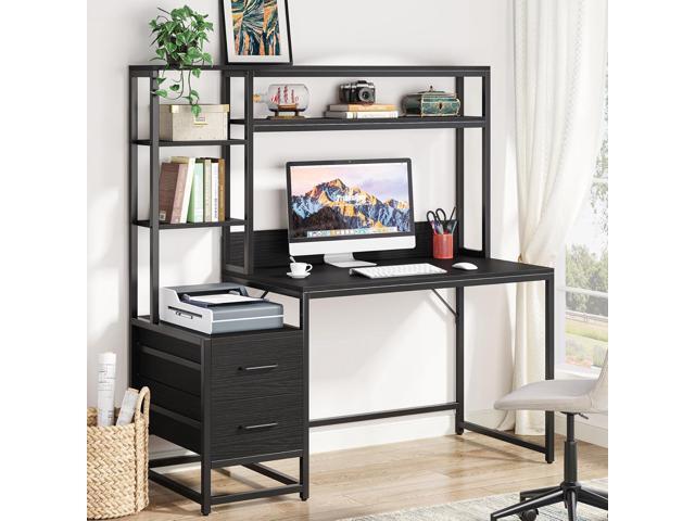 Click here for Tribesigns 55 Inch Computer Desk with 2 Drawers an... prices