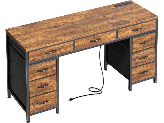 Click here for PRAISUN 54 Inch Office Desk with Outlets  Computer... prices
