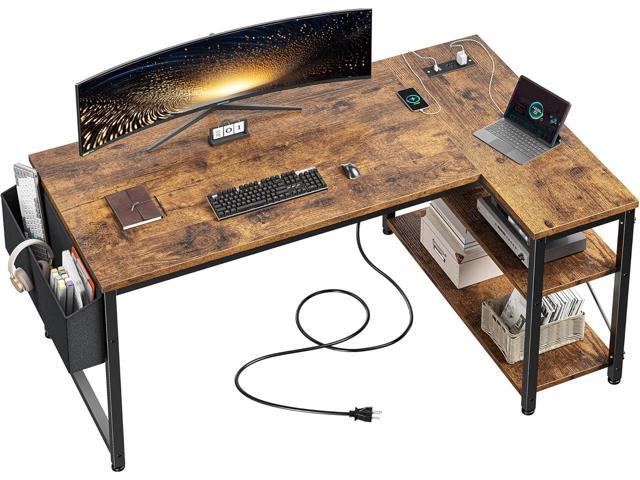 Click here for EnHomee 48 Inch L Shaped Computer Desk with Storag... prices