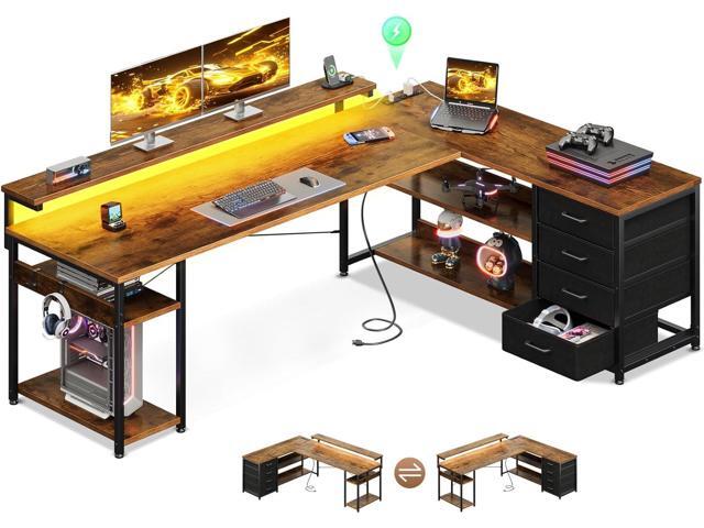 Click here for AODK 69 L Shaped Desk with Drawer  Computer Desk w... prices