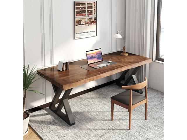Click here for Solid Wood Desk 55 inches  Home Office Computer De... prices
