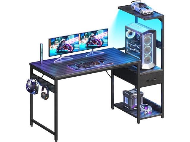 Click here for Casaottima 48 Inch Gaming Desk with Storage & LED... prices