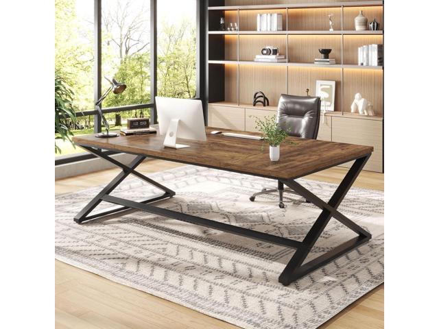 Click here for IBF Rustic Large Desk for Home Office  78.7 Extra... prices