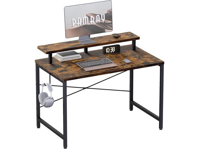 Click here for Pamray 32 Inch Small Computer Desk with Monitor St... prices