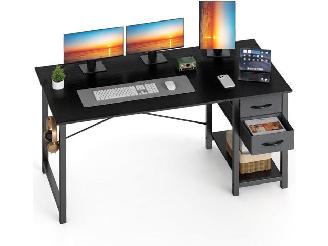 Click here for Sweetcrispy 48 Inch Computer Desk with Drawers for... prices