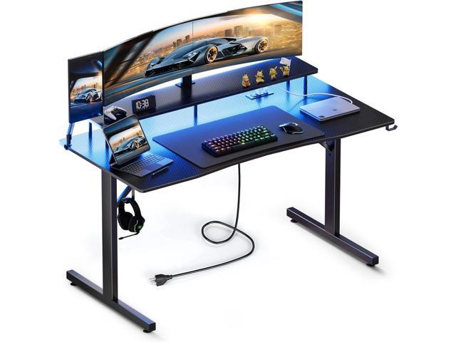 Click here for COMHOMA 55 Inch Gaming Desk with USB Charging Port... prices