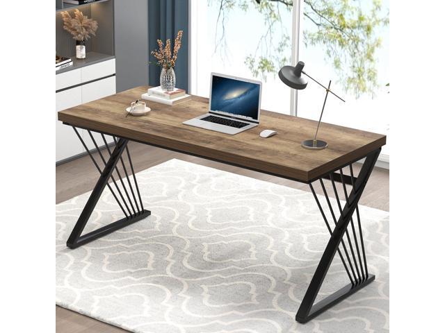 Click here for FOLUBAN Modern Home Office Desk  Wood and Metal Co... prices