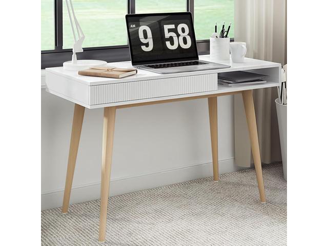 Click here for Artswish 42 Wood Modern Office Desk with Drawer  S... prices