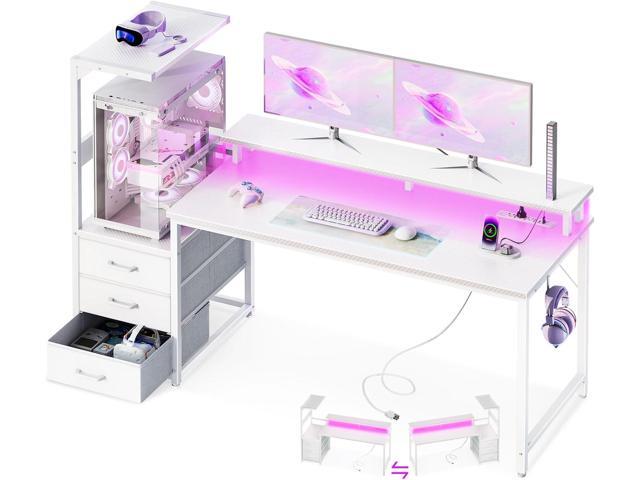 Click here for Casaottima 59 Inch Gaming Desk with USB Charging P... prices