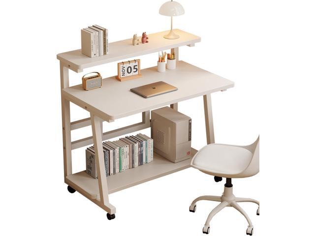 Click here for 31.5 Inch Home Office Desk for Small Space Rolling... prices