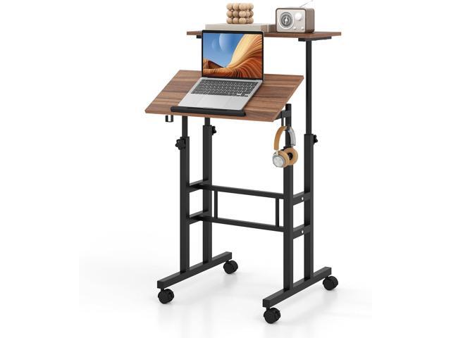 Click here for Tangkula Mobile Standing Desk  Height-Adjustable L... prices