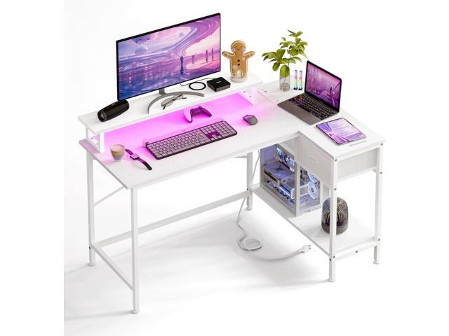 Click here for Fixwal Gaming Desk for Bedroom L Shaped Small Corn... prices