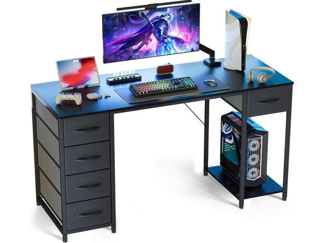 Click here for Computer Desk with 5 Fabric Drawers  47 Inch Home... prices