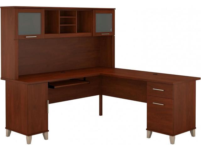 Click here for Bush Furniture Somerset 72W L Shaped Desk with Hut... prices