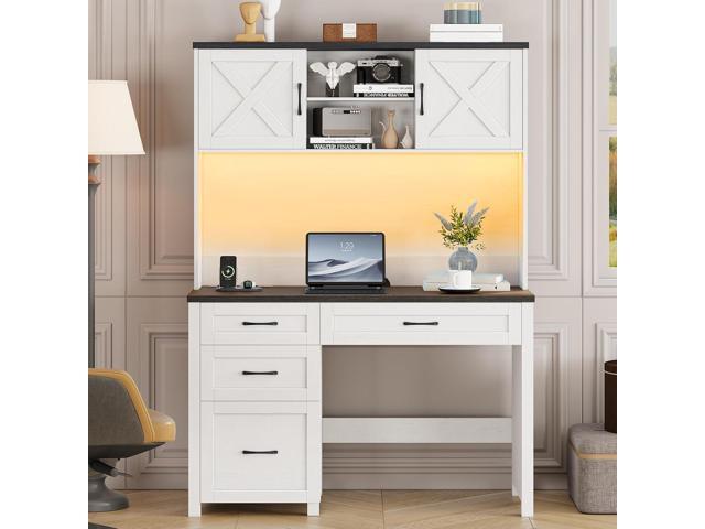Click here for Farmhouse 67 H Executive Desk with Hutch  4 Drawer... prices