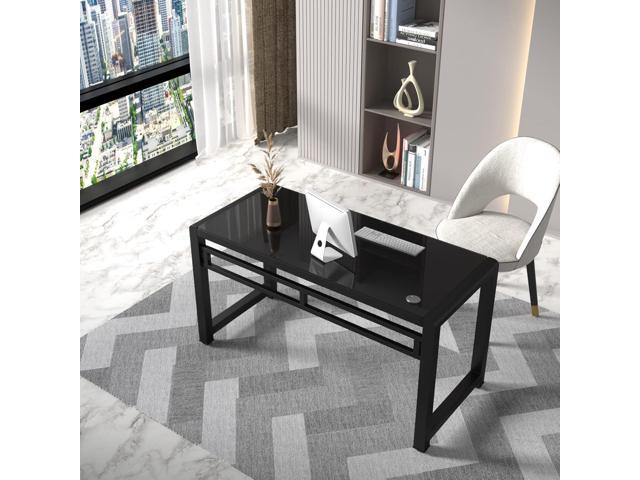 Click here for MASAKA B & W Professional Writing Desk Tempered Gl... prices