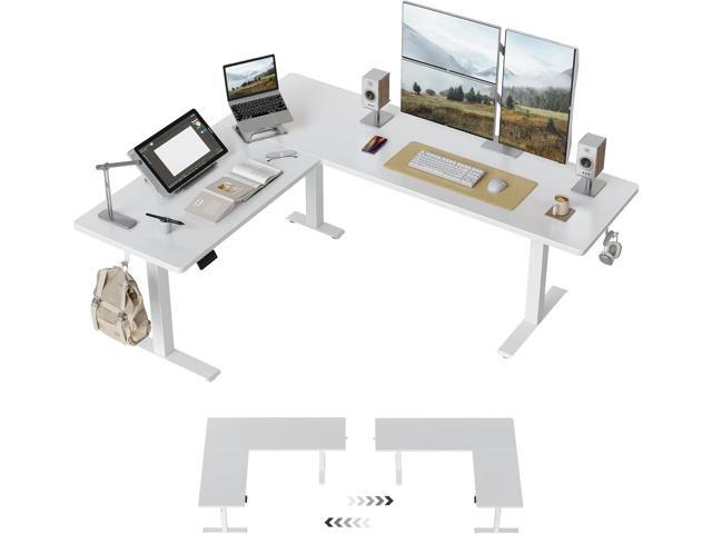 Click here for Cubiker 75 * 63 L Shaped Standing Desk  Reversible... prices