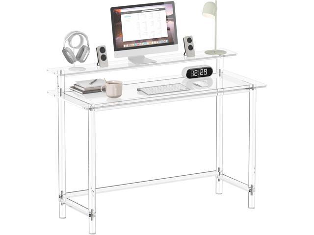 Click here for Eglaf Acrylic Desk - 47.2 L x 19.7 W x 34.5 H - Mo... prices