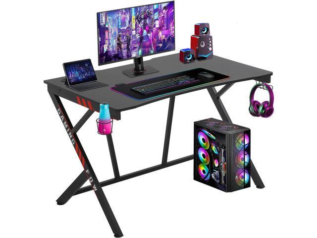 Click here for FDW Gaming Desk Gaming Table 45.2 W x 29 D PC Comp... prices