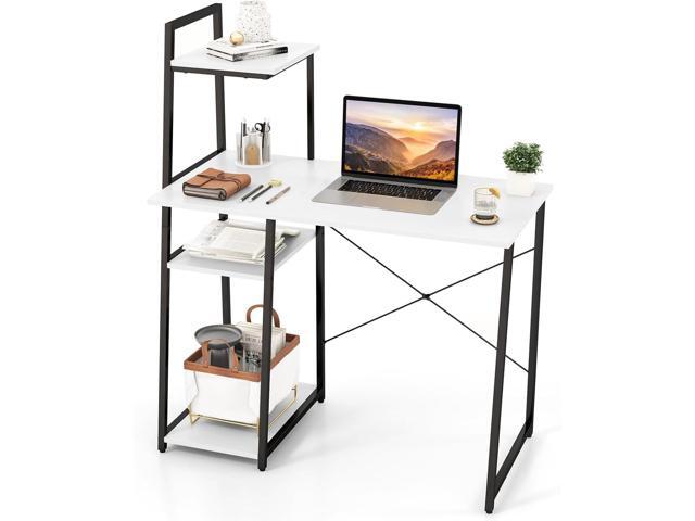 Click here for Tangkula Computer Desk with Shelves  Space Saving... prices