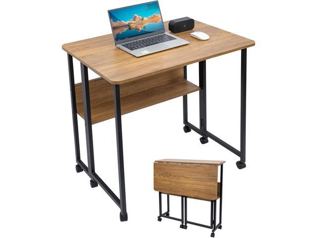 Click here for Mobile Foldable Desk w/ 6 Wheels Portable Rolling... prices