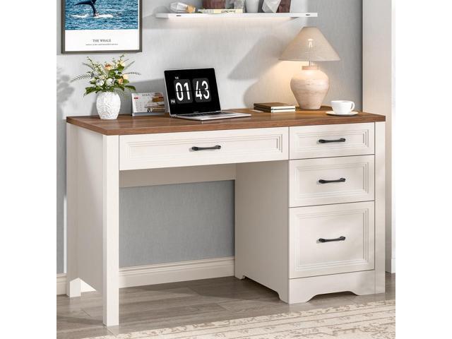 Click here for Vabches Farmhouse Executive Desk with Storage and... prices