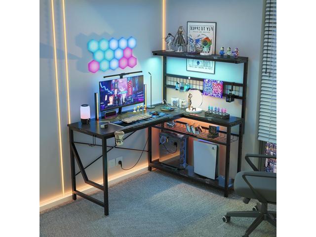 Click here for 51 L-Shaped Gaming Desk Computer Desk with Power O... prices