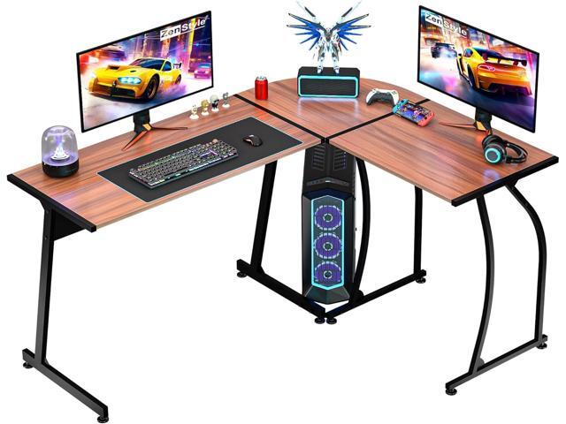 Click here for ZenStyle 55 L-Shaped Corner Computer Desk - Sturdy... prices