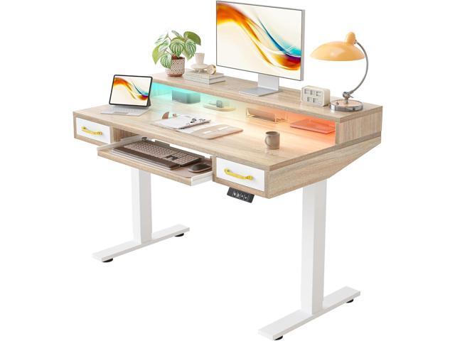 Click here for TIQLAB 47 x 28 Inch Height Adjustable Electric Sta... prices