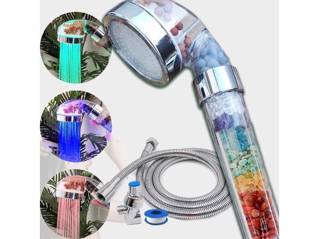 Click here for Chakra Crystal Shower Head LED Lights. Color Chang... prices
