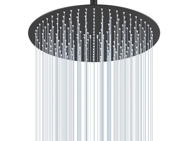 Click here for 16 inch Matte Black Round Ceiling Rainfall Shower... prices