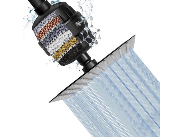 Click here for NearMoon Square Shower Head and 15 Stage Shower Fi... prices