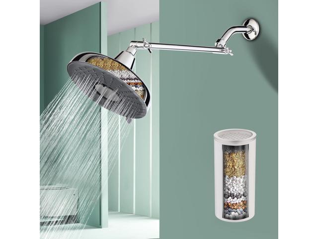 Click here for Filtered Rain Shower Head 8-Inch High Pressure Rai... prices