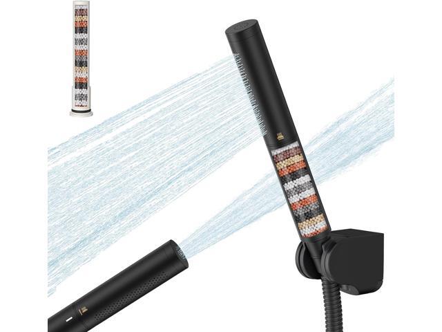 Click here for RUMOSE Matte Black Filtered Shower Head Set with H... prices