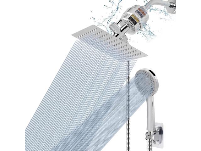 Click here for NearMoon Filtered Shower Head  High Pressure 8Squa... prices