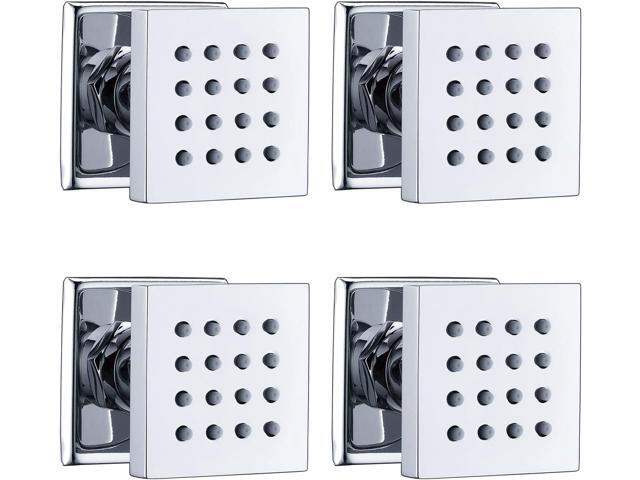 Click here for HOMEDEC Square Brass Shower Body Spray Spa Massage... prices