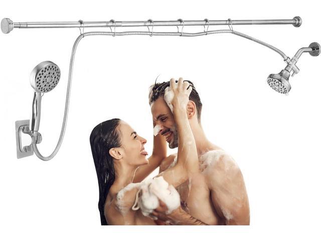Click here for Double Shower Head for Couple  High Pressure Dual... prices