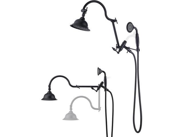 Click here for Bagnolux Solid Brass 6 High Pressure Black Rain Sh... prices