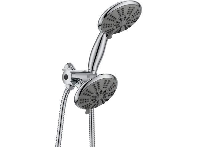 Click here for 5-Inch Anti-Clog High Pressure 3-Way LARGE Dual Sh... prices