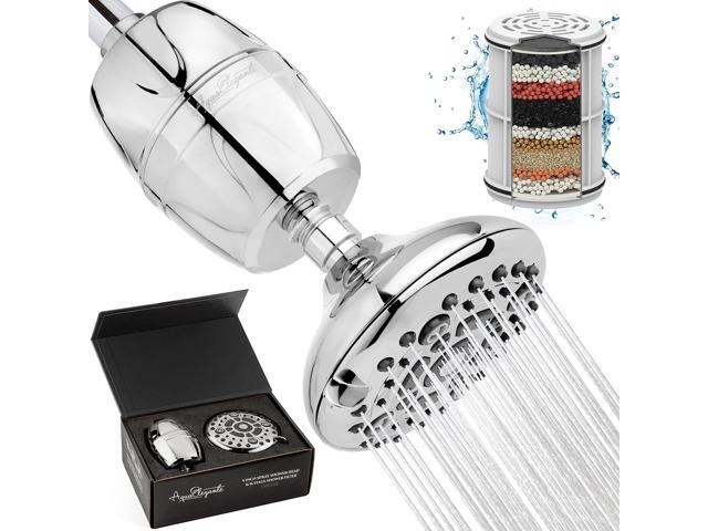 Click here for Aqua Elegante High Pressure Shower Head & Filter -... prices