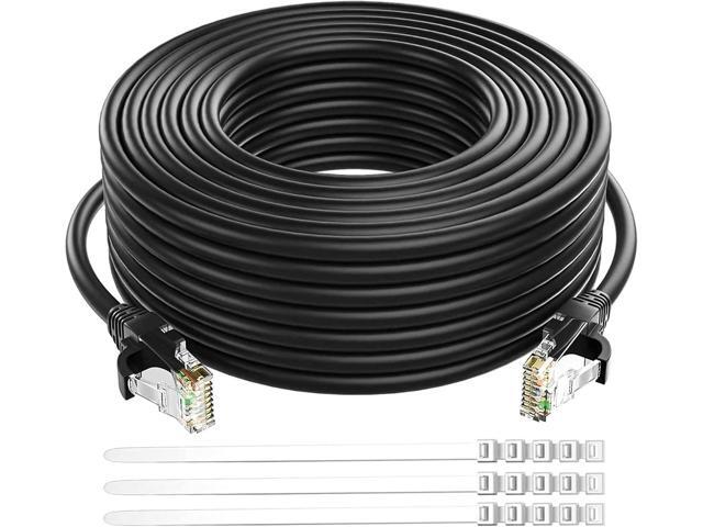 Click here for Adoreen Cat 6 Ethernet Cable 150 Ft-Black  Outdoor... prices