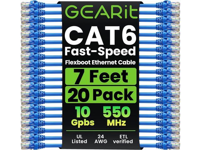 Click here for GEARit 20-Pack Cat6 Patch Cable 7 Feet Cat 6 Ether... prices
