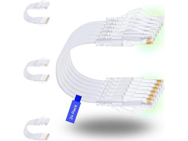 Click here for Rapink Patch Cables Cat6/ Cat6a 10ft (24 Pack) Sli... prices