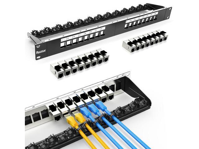 Click here for Patch Panel 16 Port with 16pcs Cat6A Keystone Jack... prices